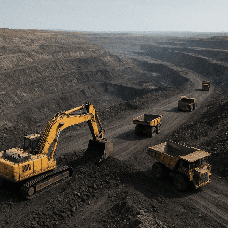 Gevra Open Cast Mine – India - Coal stock
